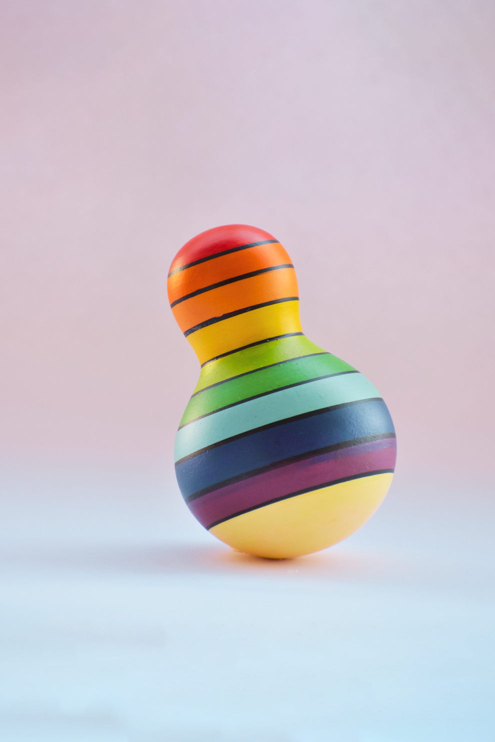 Rainbow rolly poly – Khelna The Indian Toy Hub